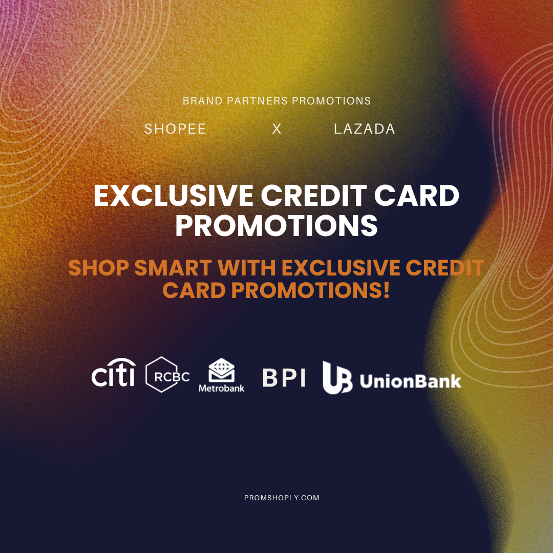 Explore exclusive credit card promotions with Shopee, Lazada | 2023